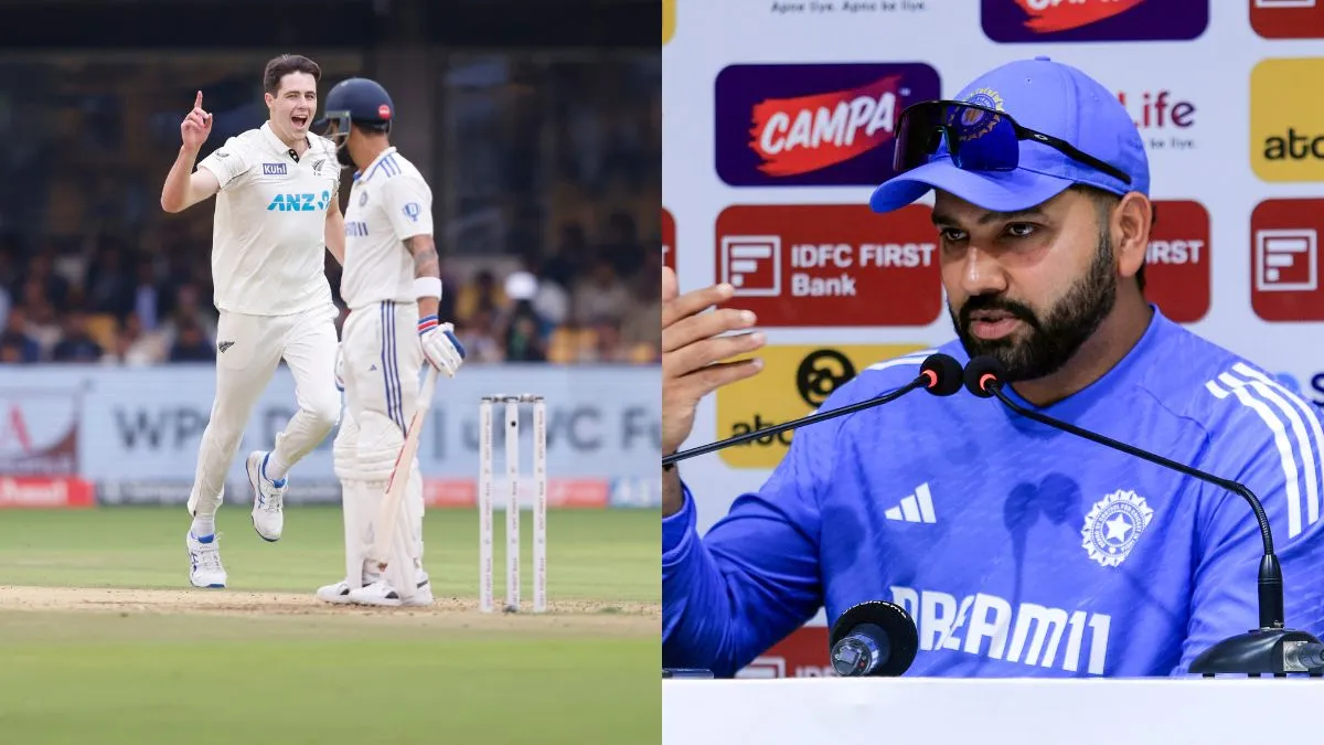 IND vs NZ 1st Test: Rohit Sharma Reacts To India's Batting Collapse ...