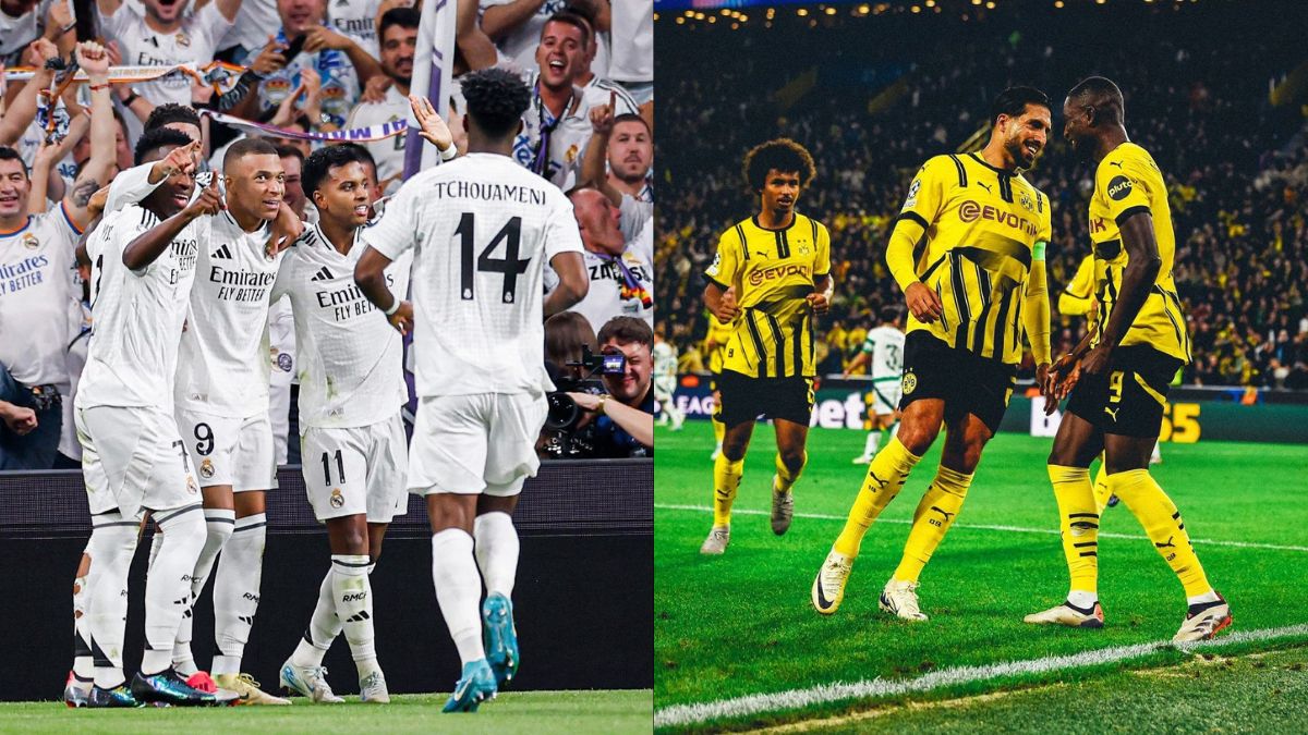 Real Madrid vs Borussia Dortmund, UEFA Champions League 2024-25 Live ...