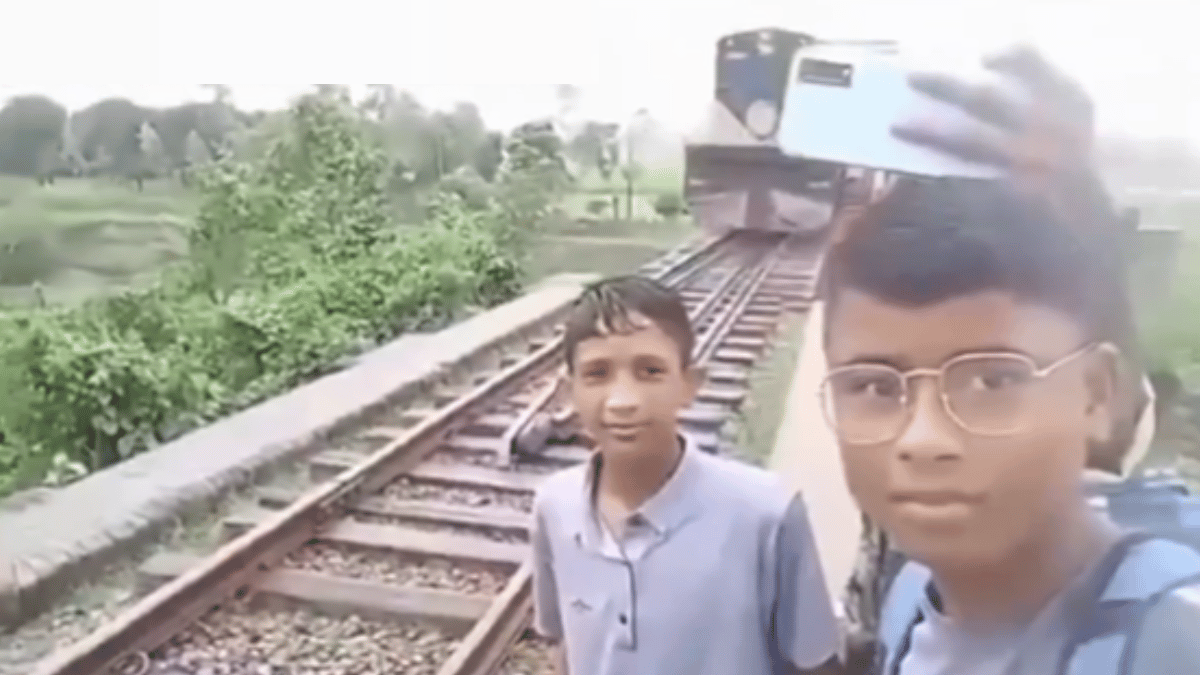 Viral Video Shows Bangladeshi Boy Getting Hit By Speeding Train While Taking Selfie