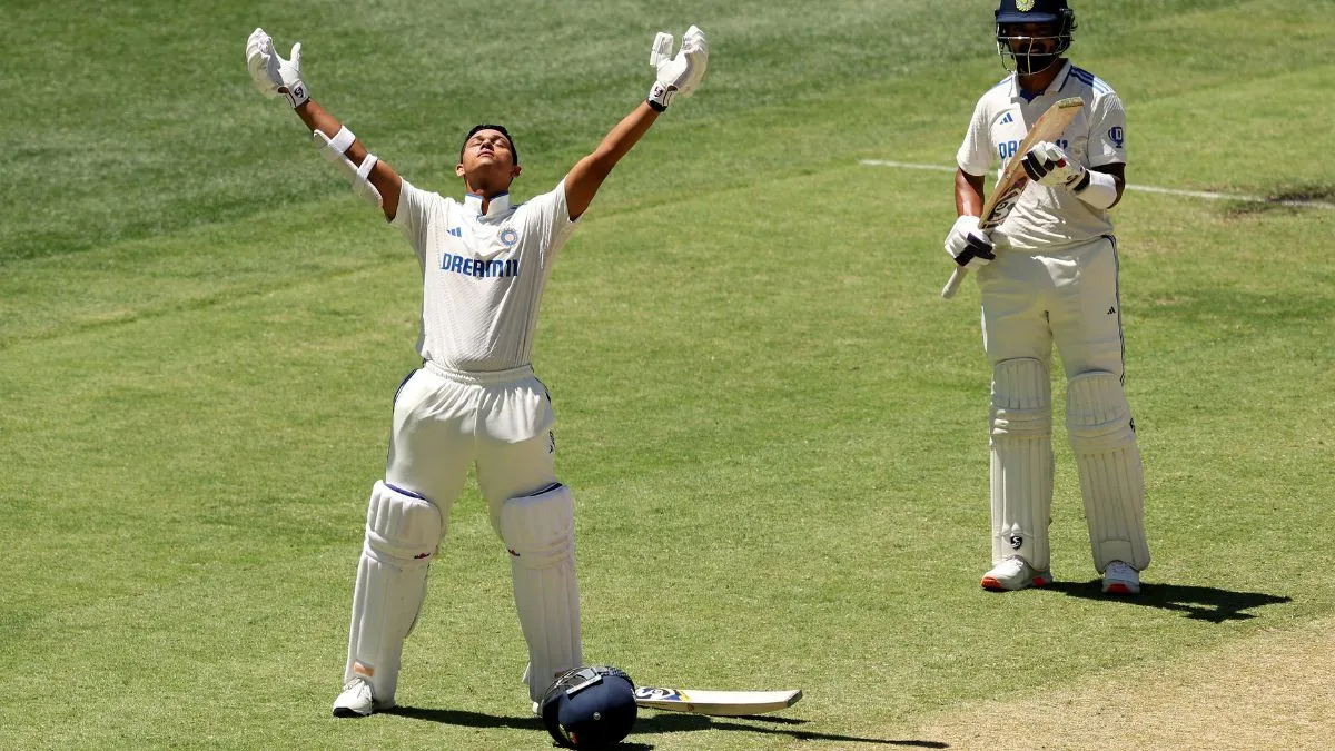 IND vs AUS 1st Test: Yashasvi Jaiswal Smashes Historic Test Hundred In ...