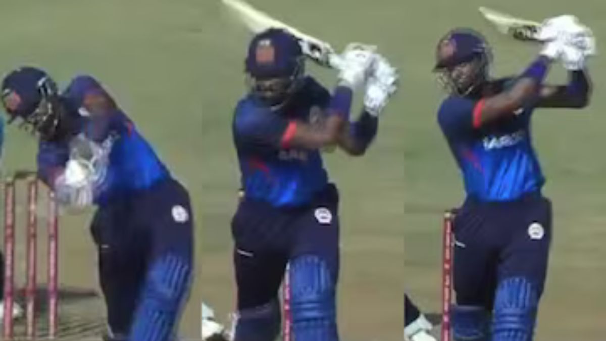 Hardik Pandya's Carnage Continues In Syed Mushtaq Ali Trophy As He Scores 28 Runs In One Over| Watch