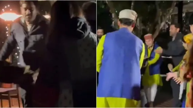 MS Dhoni's Dance Moves On Folk Tune 'Gulabi Sharara' Takes Internet By ...