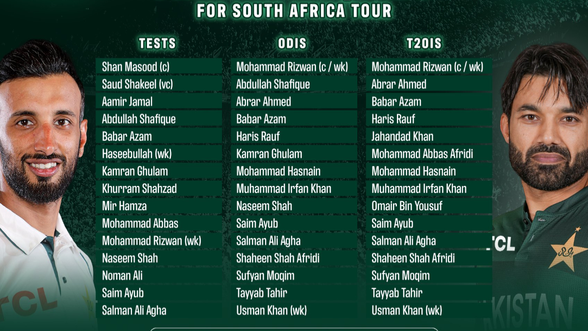 PAK vs SA: Shaheen Afridi Left Out From Tests, Babar Azam Back In T20Is ...