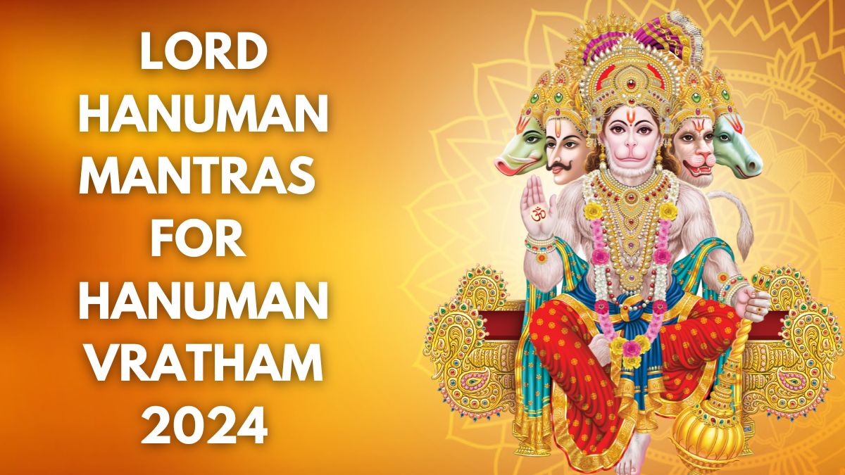 Hanuman Vratham 2024: 5 Powerful Lord Hanuman Mantras To Remove ...