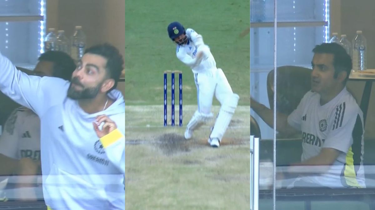 Ind Vs Aus 3rd Test Virat Kohli And Gautam Gambhirs Priceless Reactions Go Viral After Akash 