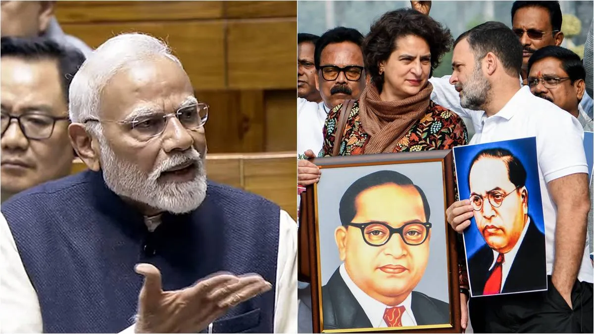 Centre vs Congress Over Ambedkar: PM Modi Attacks 'Cong And Its Rotten ...