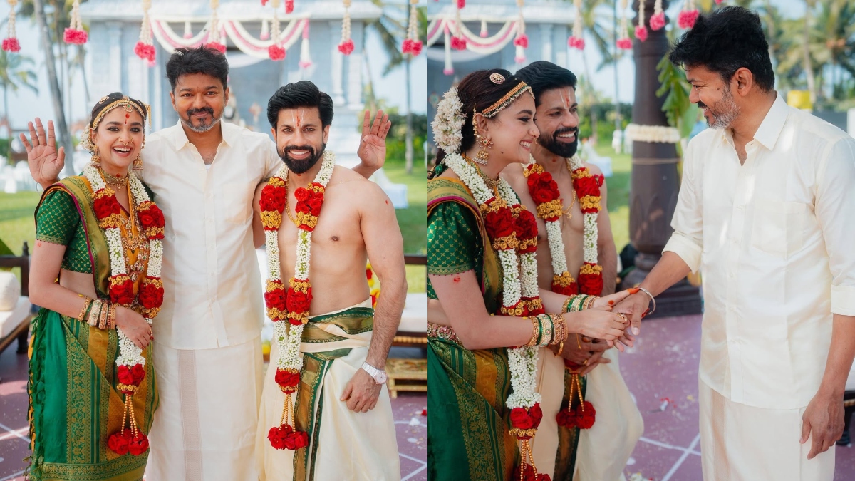 Keerthy Suresh Calls Thalapathy Vijay Her ‘Dream Icon’; Shares Pics From Dream Wedding With ...