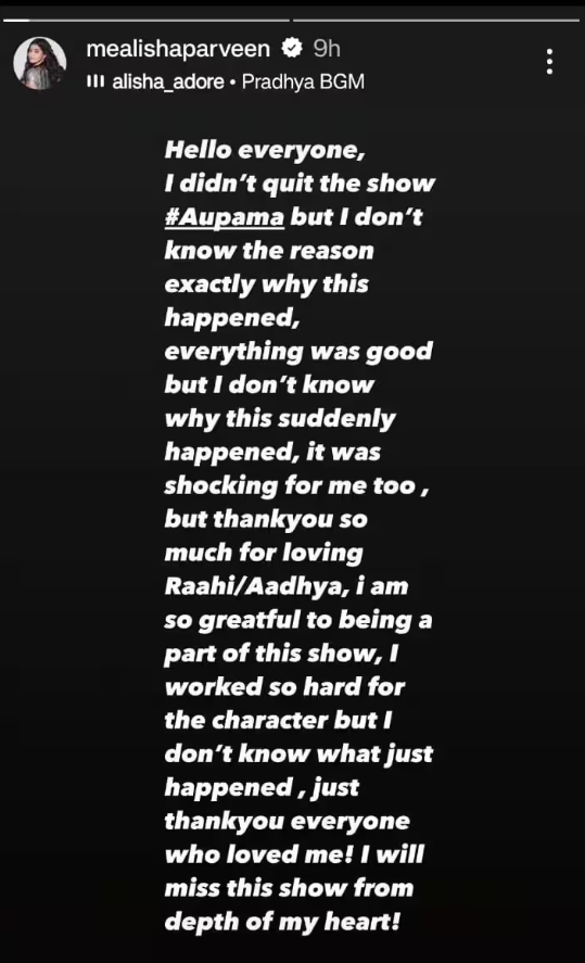 Anupamaa Actress Alisha Parveen Makes SHOCKING Revelations On Being ...