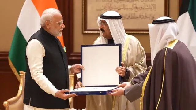 PM Modi Awarded Kuwait's Highest Honour ‘The Order Of Mubarak Al Kabeer’, His 20th Global ...