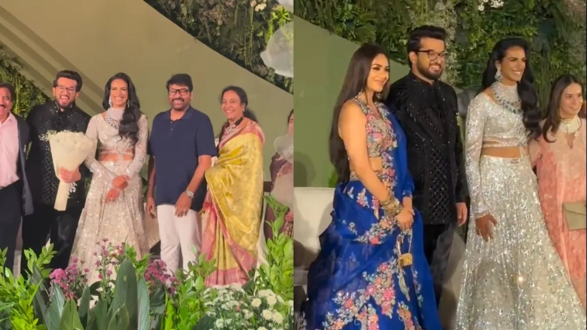 From Chiranjeevi To Mrunal Thakur, Check Out Who All Attended PV Sindhu And Venkata Datta Sai's ...
