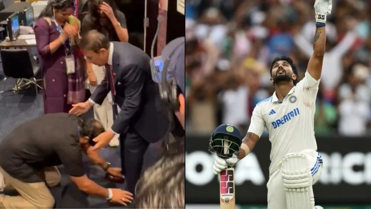 IND vs AUS 4th Test: Nitish Kumar Reddy's Father Touches Sunil Gavaskar ...