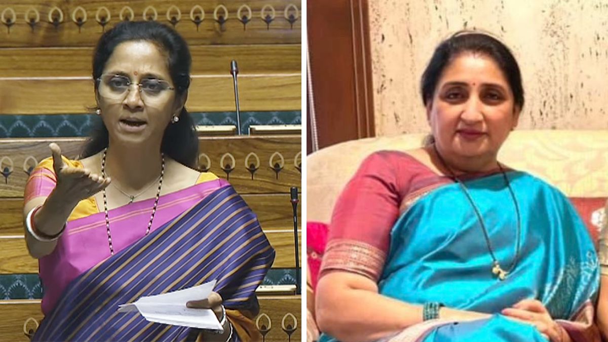 'Anyone Can Fight': Supriya Sule Over Speculations Of Facing Ajit Pawar ...