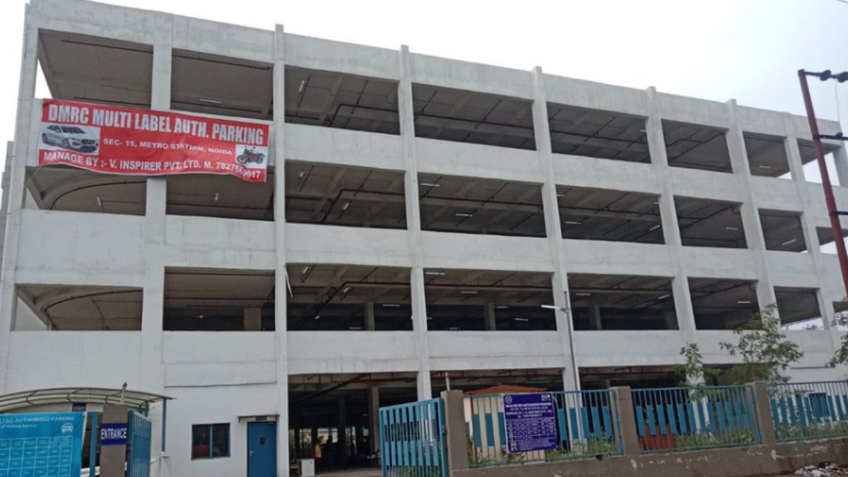 Delhi Metro Opens Multi-Level Parking Facility At Noida Sector 15 Metro ...
