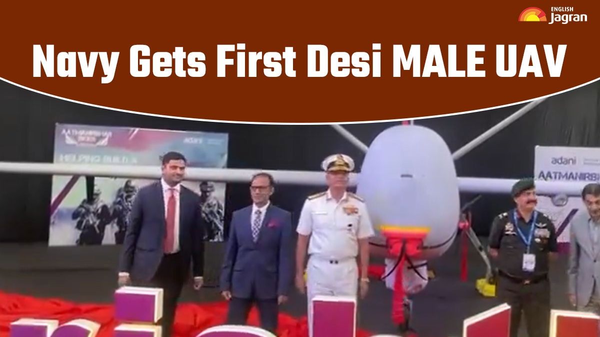 Navy Chief Unveils Made-In-India Reconnaissance Drone Developed By ...