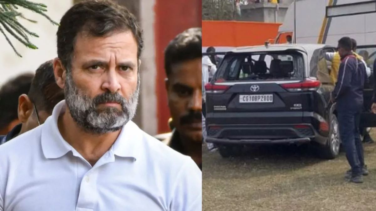 Rahul Gandhi’s Car Windshield Breaks During Nyay Yatra In Katihar ...