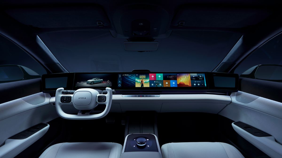 Sony Afeela Ev Playstation 5 Dualsense Wireless Controller Used To Park Car On Stage At Ces