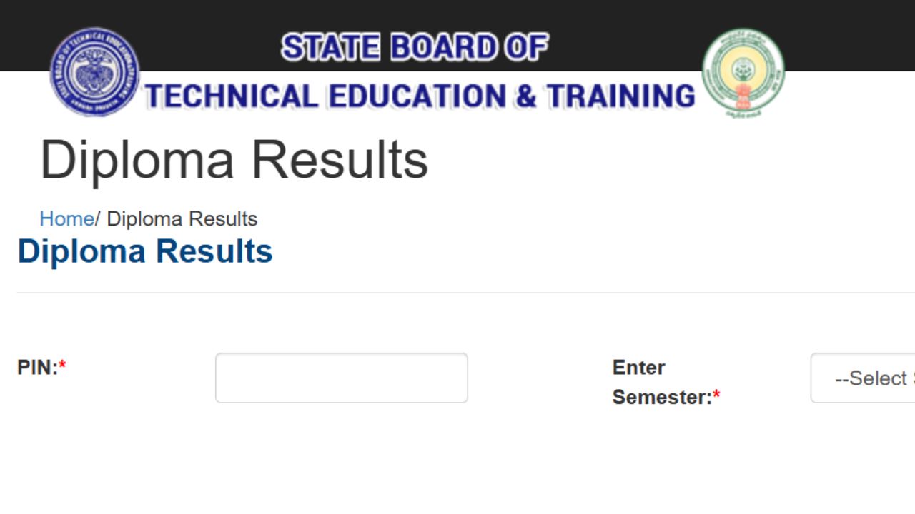 AP SBTET Diploma Results 2025 Out At apsbtet.ap.gov.in; Get Direct Link ...