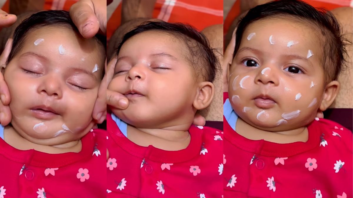 Viral Video Of Baby Girl Idika’s Adorable Self-Care Routine Is Too Cute ...