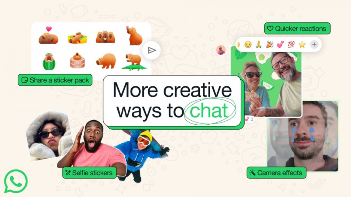 WhatsApp Rolls Out A New Update: Double Tap Reactions, Selfie Stickers ... WhatsApp Rolls Out A New Update: Double Tap Reactions, Selfie Stickers ...