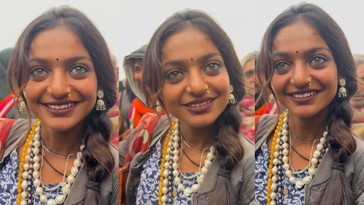 Mahakumbh 2025: Garland Seller Stuns Internet With Her Beauty; Dusky ...