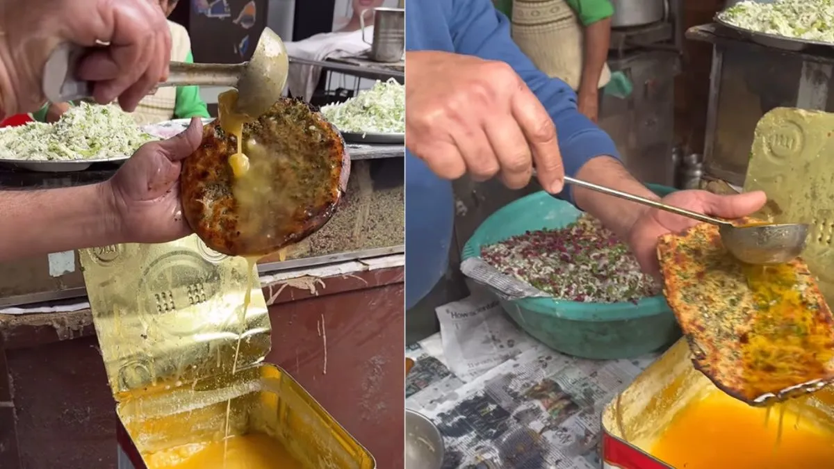 Heart Attack Amritsari Kulcha: Viral Video Of Kulcha Dipped In Desi ...