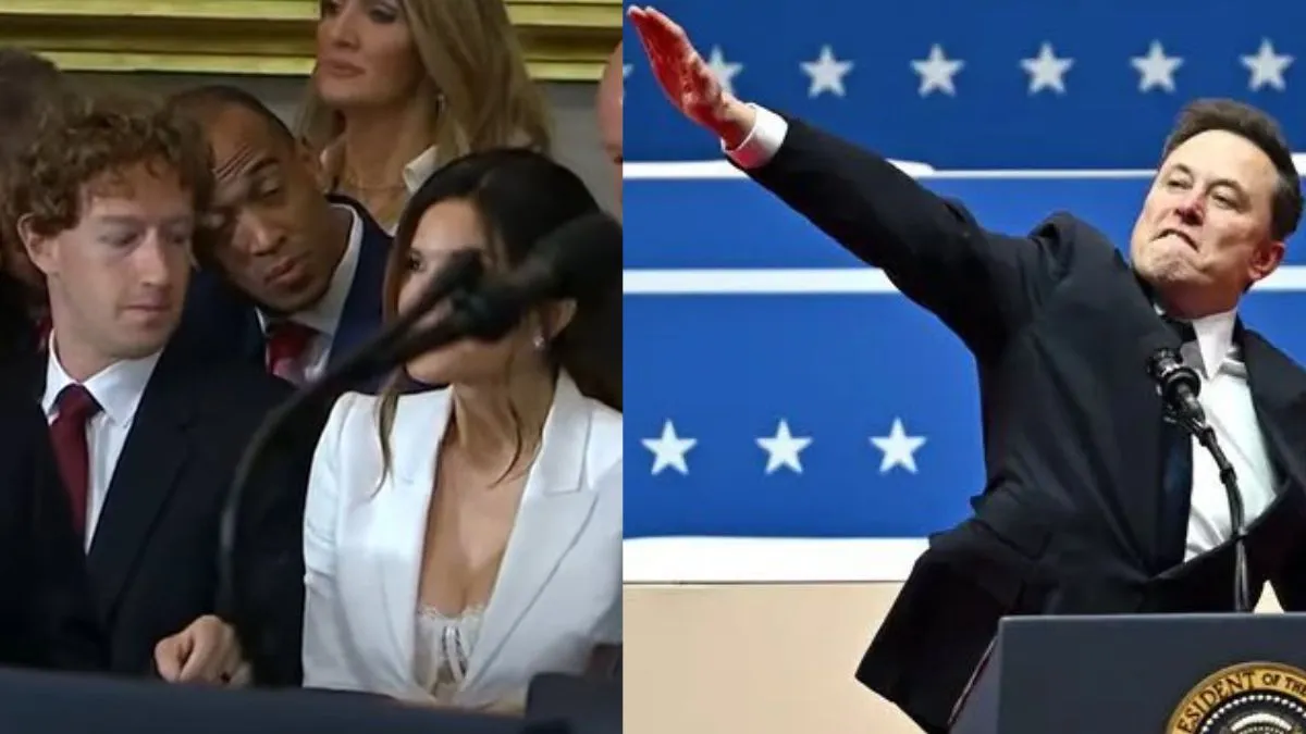 From Zuckerberg’s 'Cleavage' Stare To Musk’s Nazi Salute: Trump’s ...