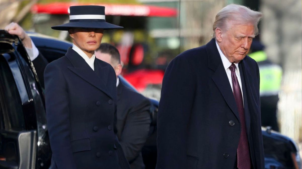 Melania Trump’s Inauguration Outfit Sparks Conspiracy Theories ...