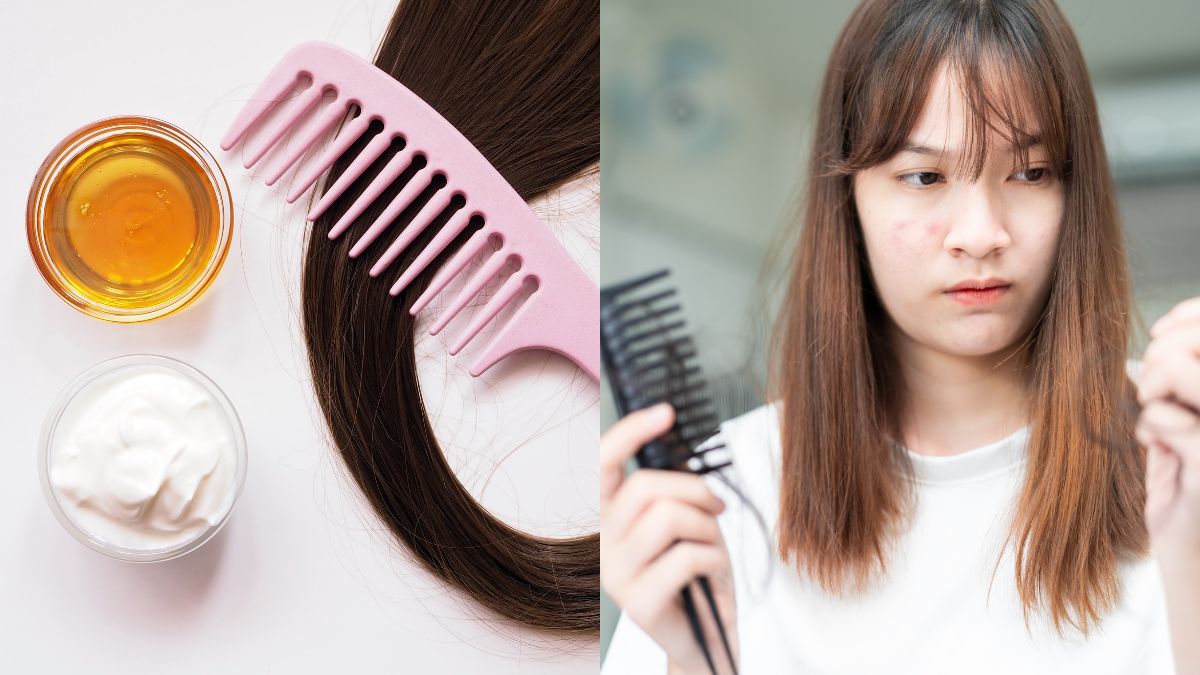 5 Simple Hair Masks To Control Hair Fall Naturally At Home