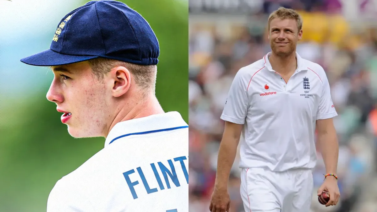 Celebrated Former All-Rounder Andrew Flintoff's 16-Year-Old Son Rocky Hits Maiden Ton For ...