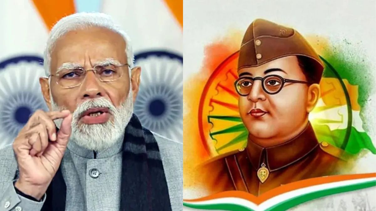 PM Modi Pays Homage To Netaji Subhas Chandra Bose On Parakram Diwas ...