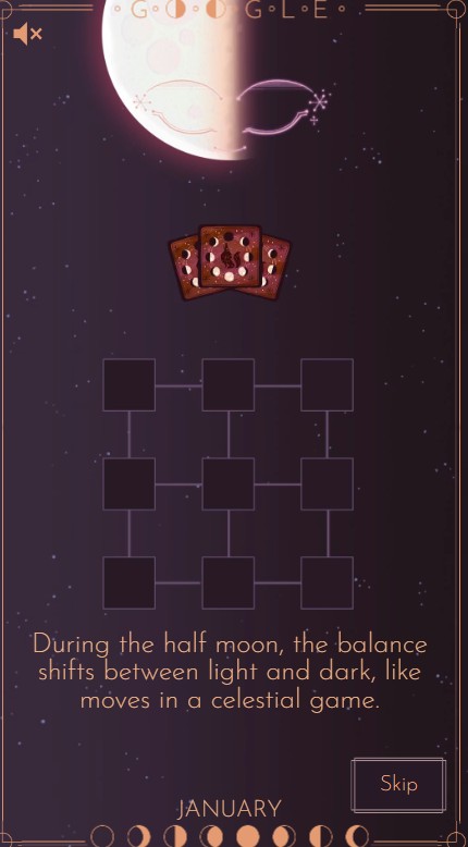 Google Doodle Celebrates January's Half Moon Cycle; Here’s How To Play ...
