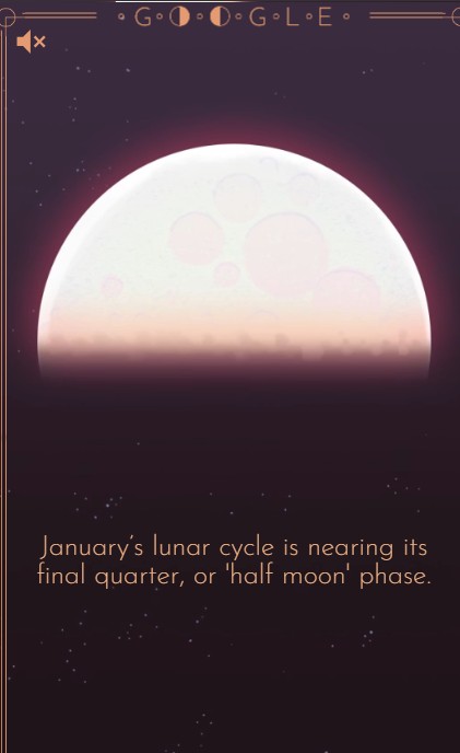 Google Doodle Celebrates January's Half Moon Cycle; Here’s How To Play ...