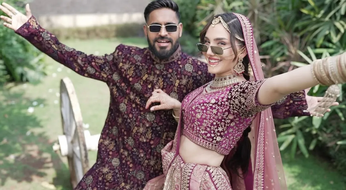 Popular Rapper Emiway Bantai Gets Hitched To Swaalina; Shares First Wedding Photos