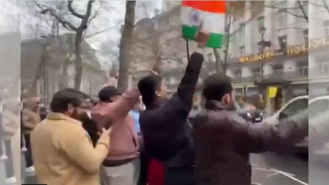 Indian Diaspora Holds Counter Protests Against Pro-Khalistan ...