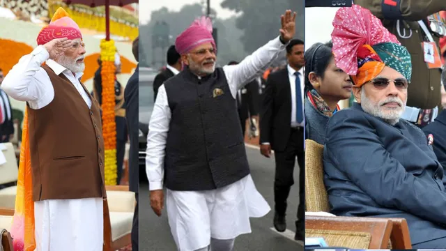 PM Modi's Republic Day Attire Over A Decade: Celebrating India's ...