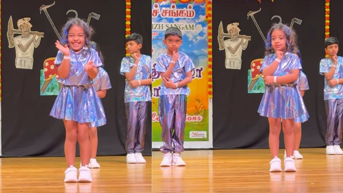 Little Girl's Heartwarming Reaction To Seeing Her Parents From Stage ...