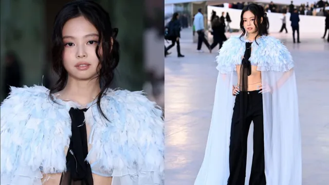 BLACKPINK Jennie Turns Heads At Chanel Couture Show In Feathered Outfit ...