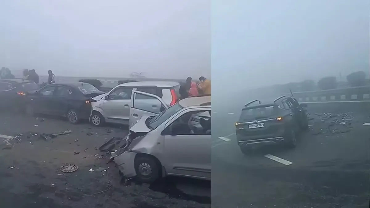 Delhi-Meerut Expressway: Six Injured After Multiple Vehicles Collide ...