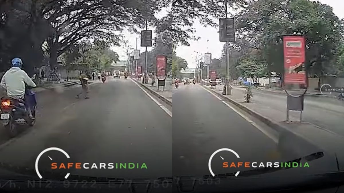 Caught On Camera: Man Attempts To Fake Accident By Lying In Front Of ...