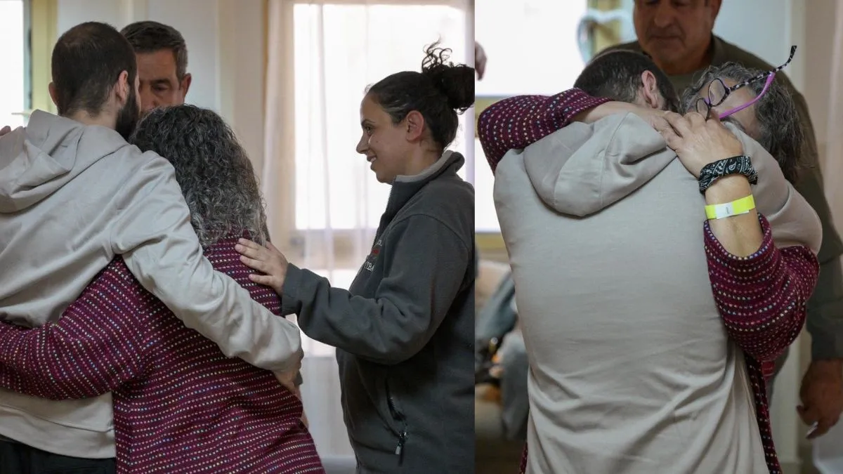 'Finally Back In Mom's Arms': Hamas Frees 3 Hostages As Part Of ...