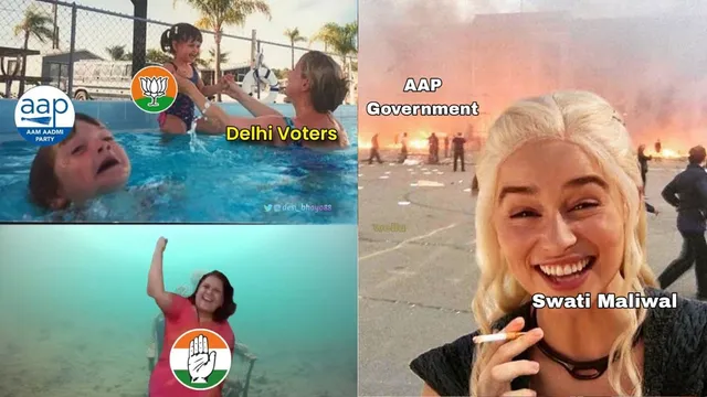 Delhi Election Result Memes Flood Social Media; AAP, Congress Mocked As ...