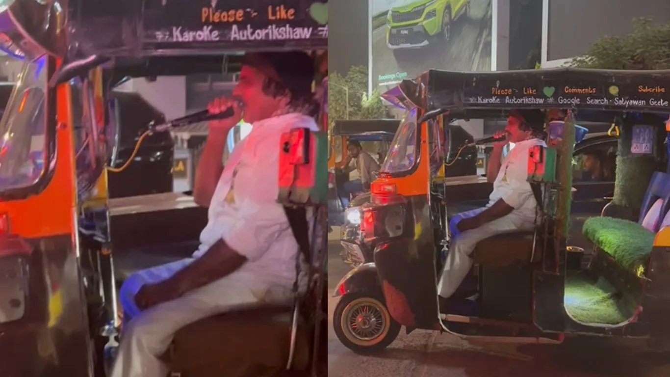 Mumbai Auto Driver Turns Rickshaw Into Karaoke Stage, Sings Phir Wahi ...