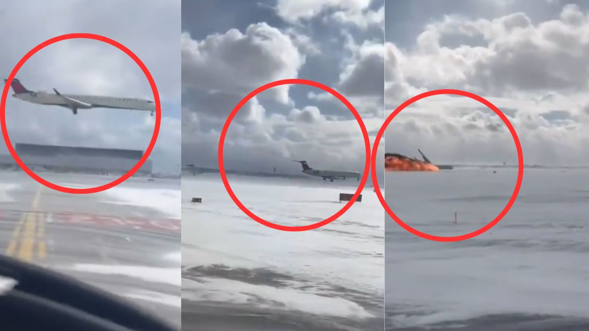 VIDEO: Newly Released Footage Shows Chilling Moment Of Delta Airlines Flight Crash