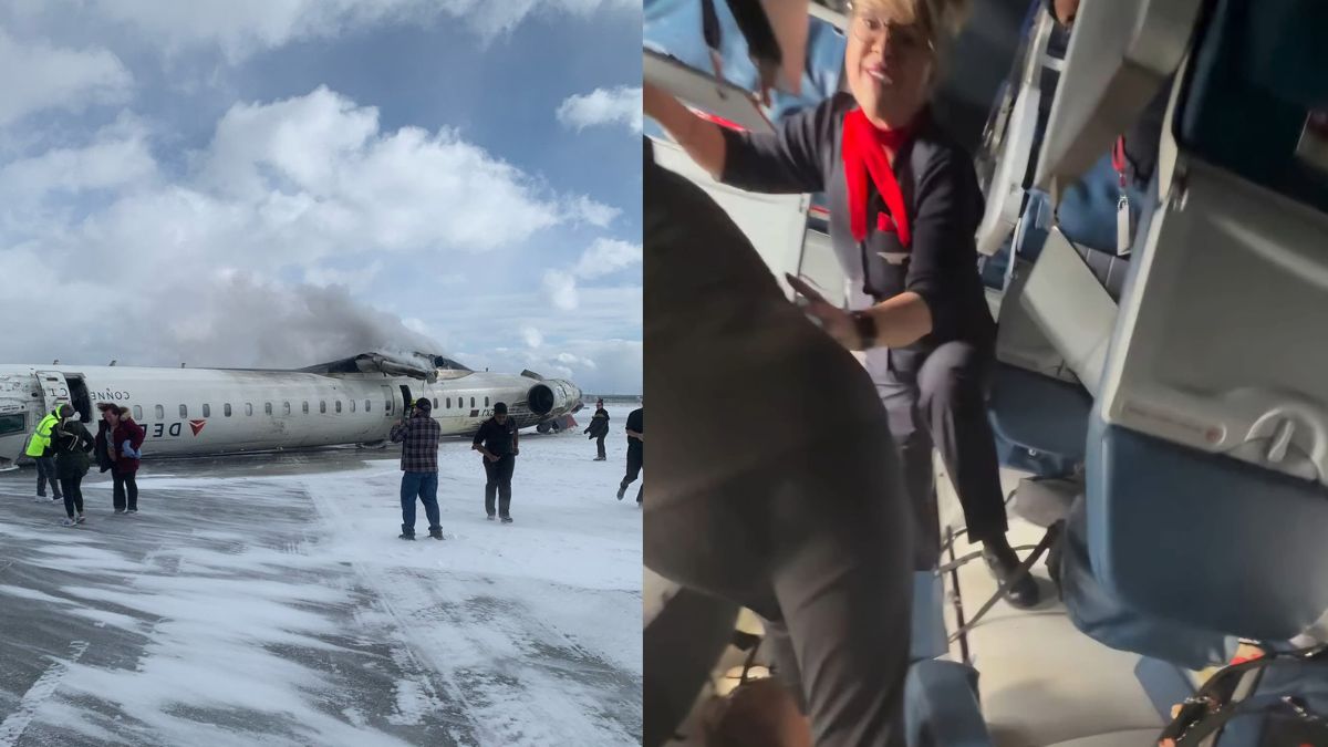 'Big Fireball, Chaos, People Hanging Like Bats': Delta Plane Crash ...