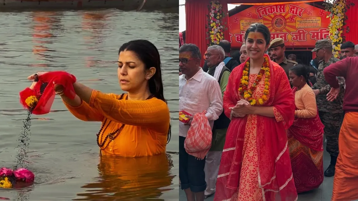 Nimrat Kaur Takes Holy Dip At Maha Kumbh, Says ‘Having Grown Up In Sikh ...