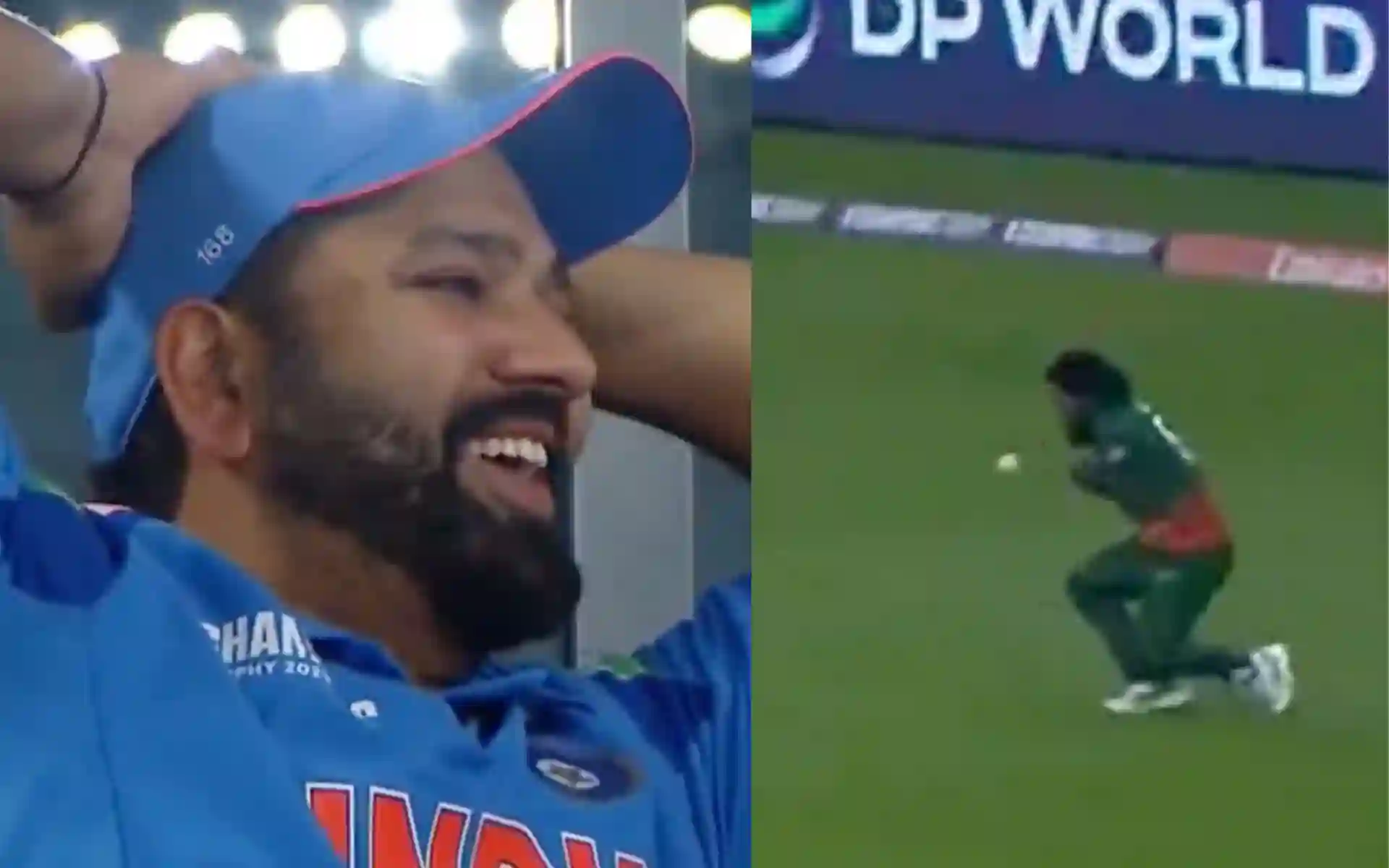 IND vs BAN ICC Champions Trophy 2025: Rohit Sharma's Reaction Goes Viral After Jaker Ali Drops A ...