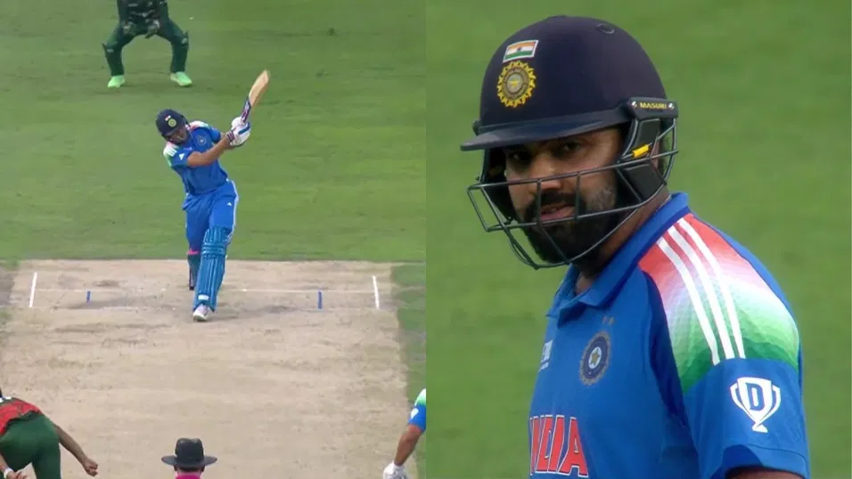 IND vs BAN ICC Champions Trophy 2025: Rohit Sharma's Reaction Goes ...