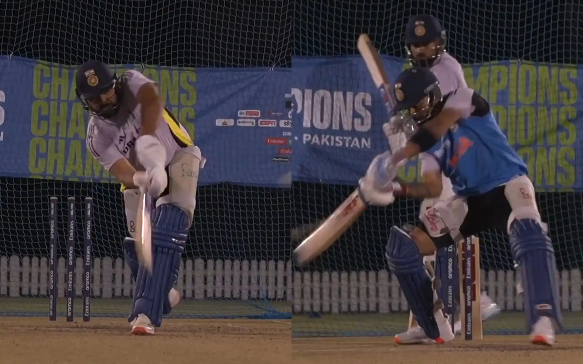 IND vs NZ ICC Champions Trophy 2025: Rohit Sharma, Virat Kohli Sweat It ...