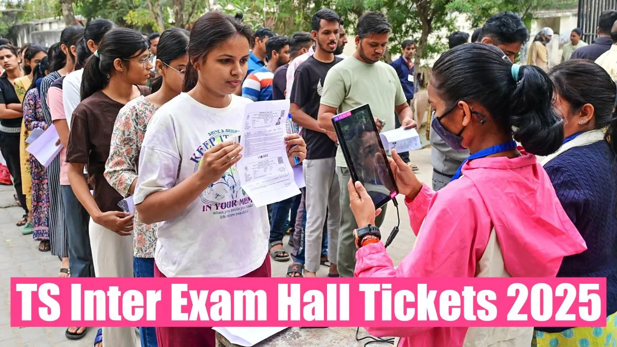 TSBIE TS Inter Hall Tickets 2025: TS 1st Year, 2nd Year Exams Begin From March 5 And 6 | Steps ...