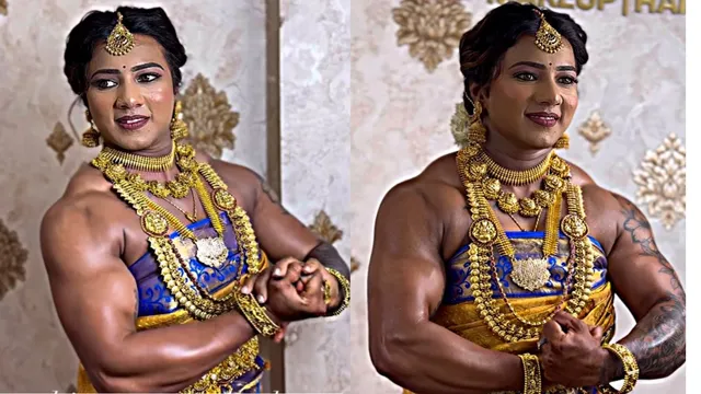Karnataka’s Bodybuilder Bride Stuns In Wedding Attire; Viral Video ...